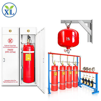 Automatic Fire Equipment Cabinet FM200 Fixed Fire Suppression System ...