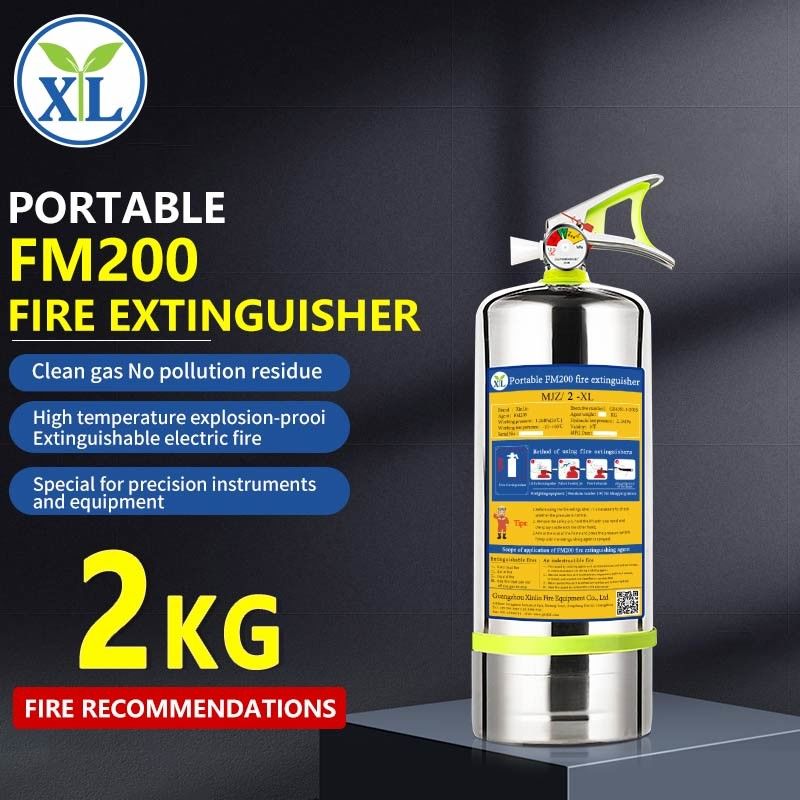 2kg Element Portable Fire Extinguisher FM200 Stainless Steel ...