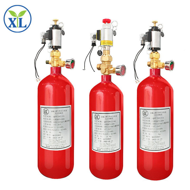 Hfc-227ea 1kg 2kg 6kg Extintor automático de incendios para zonas industriales Sistema de ...