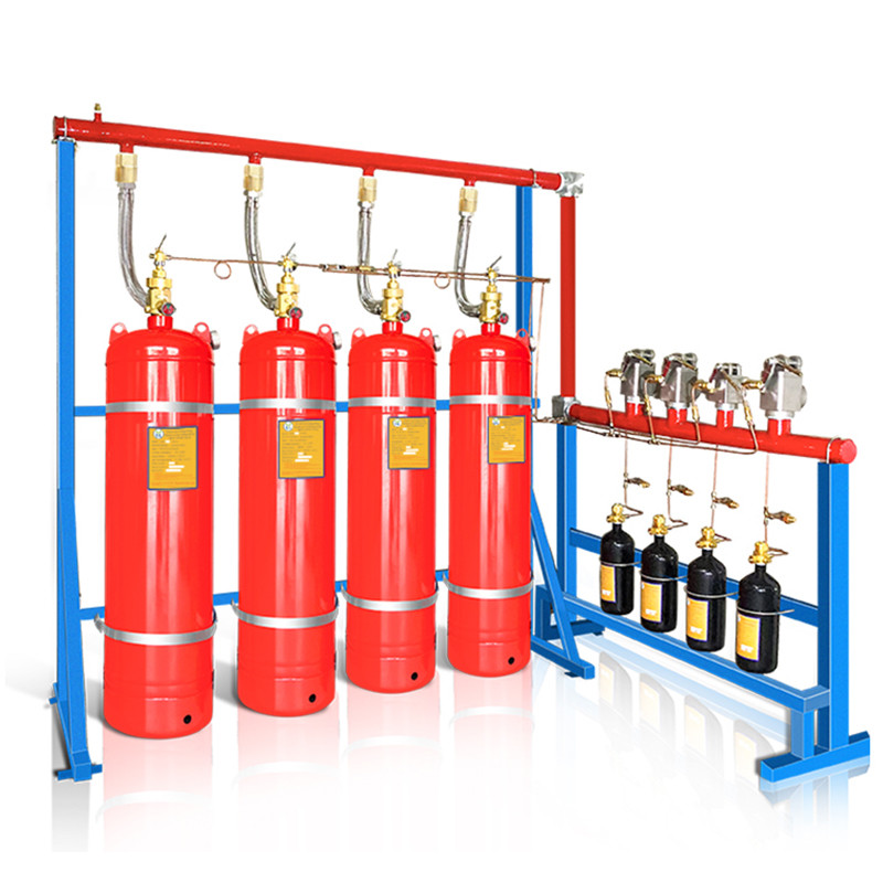 Ig 541 Fire Suppression System Inergen 100L Pipe Line Type