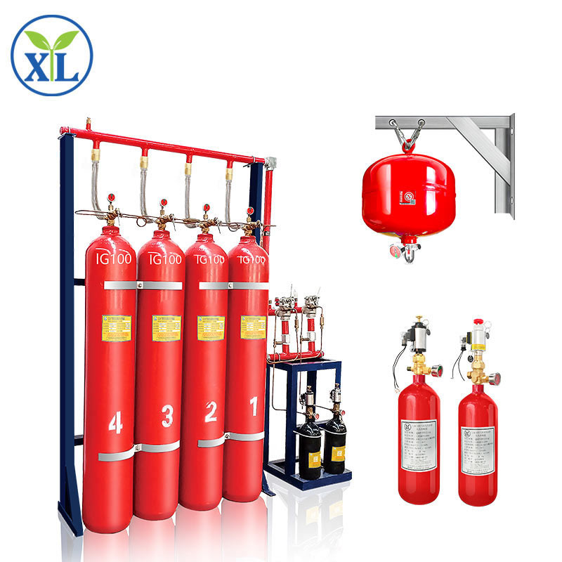 Ig541 Inert Gas Fire Suppression System Extinguisher 70L 20Mpa For ...