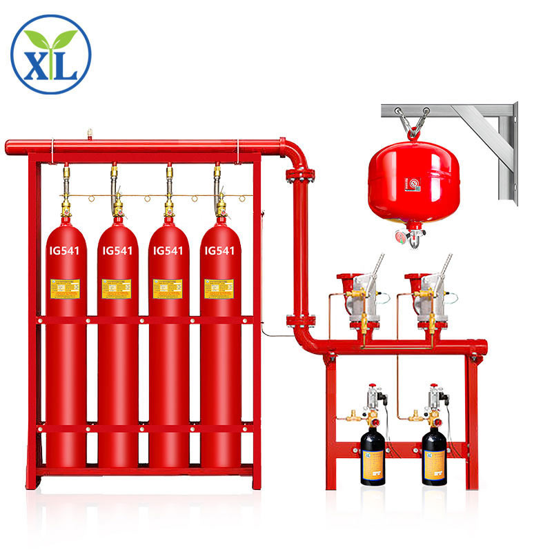 Automatic Ig541 Fire Extinguisher Inert Mixed Gas Inergen Fire ...