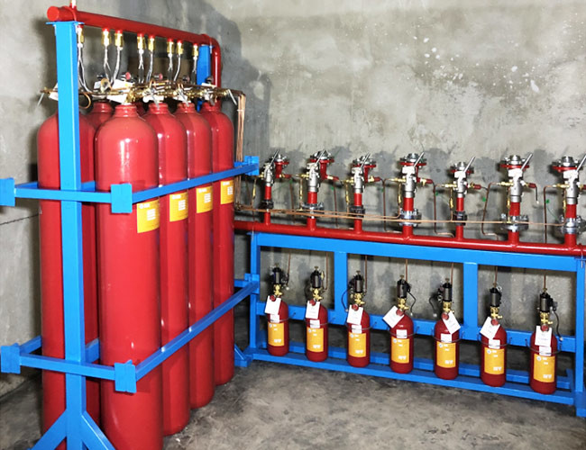 Hfc-227ea Gas Extinguishing Device Fm 200 Portable Fire Extinguisher ...