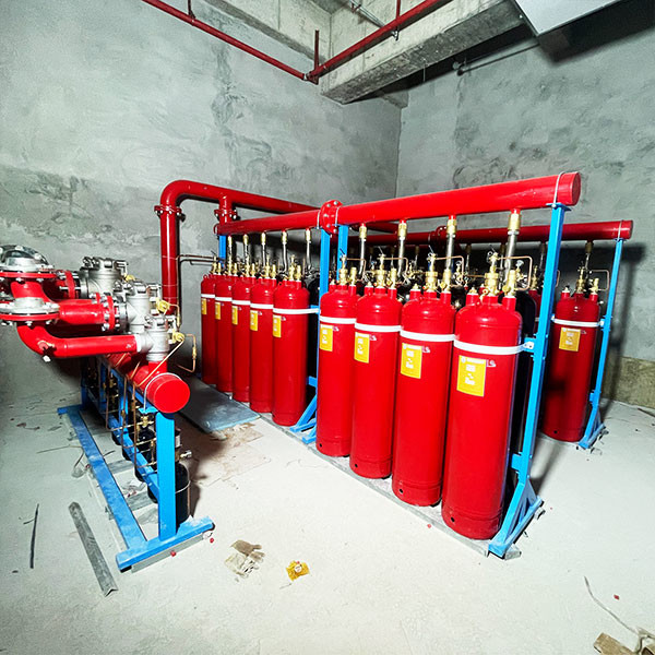 Inert Gas Fire Suppression System With IG541 For Environmentally ...