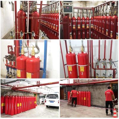 Fm200 Fire Protection System Pipe Network Type Fire Extinguisher For ...