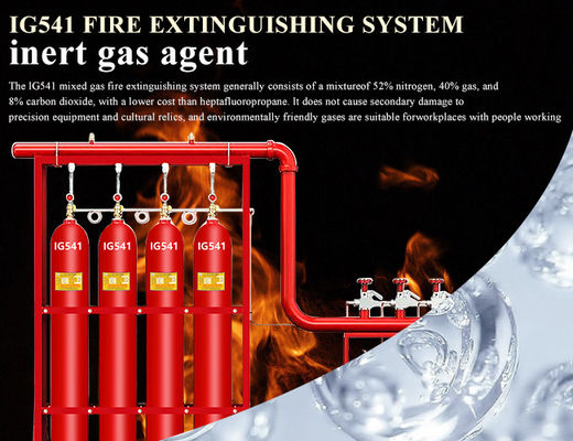 Inergen Ig541 Fire Suppression System Mixed Gas Fire Extinguisher 80L ...